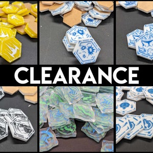 CLEARANCE Acrylic X-wing Tokens #2 - Etsy