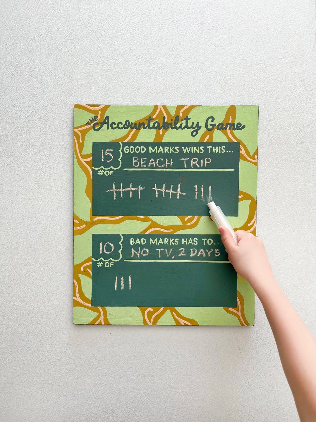 The Accountability Game - Kids Behavior Chart - Etsy