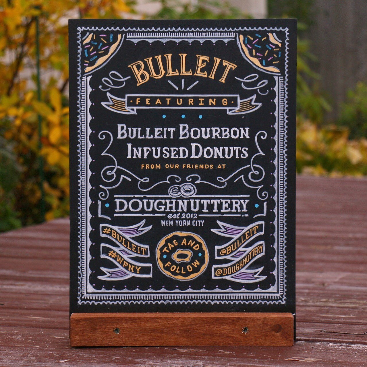 Self Standing Chalkboard Menu for Table Top or Bar - Etsy