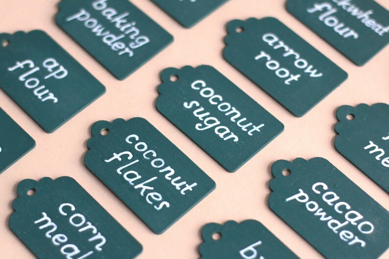 Kitchen Ingredients Wooden Tag Labels - Etsy