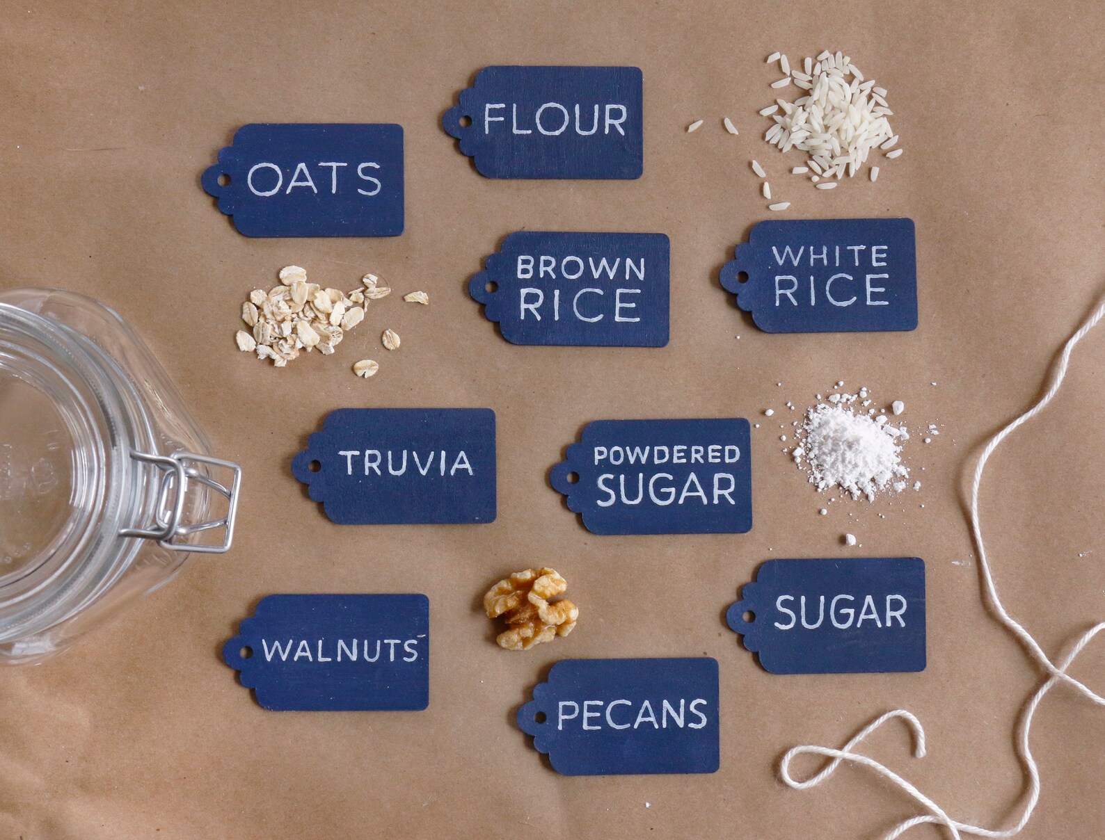 Kitchen Ingredients Wooden Tag Labels - Etsy