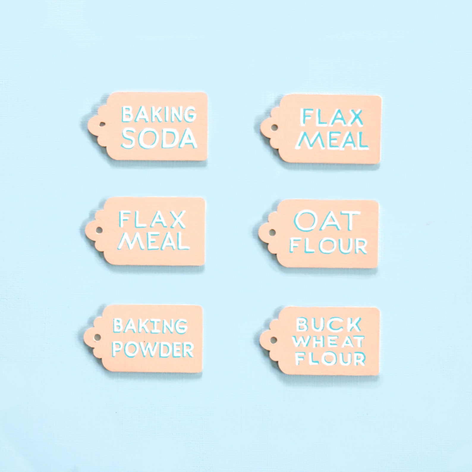 Kitchen Ingredients Wooden Tag Labels - Etsy