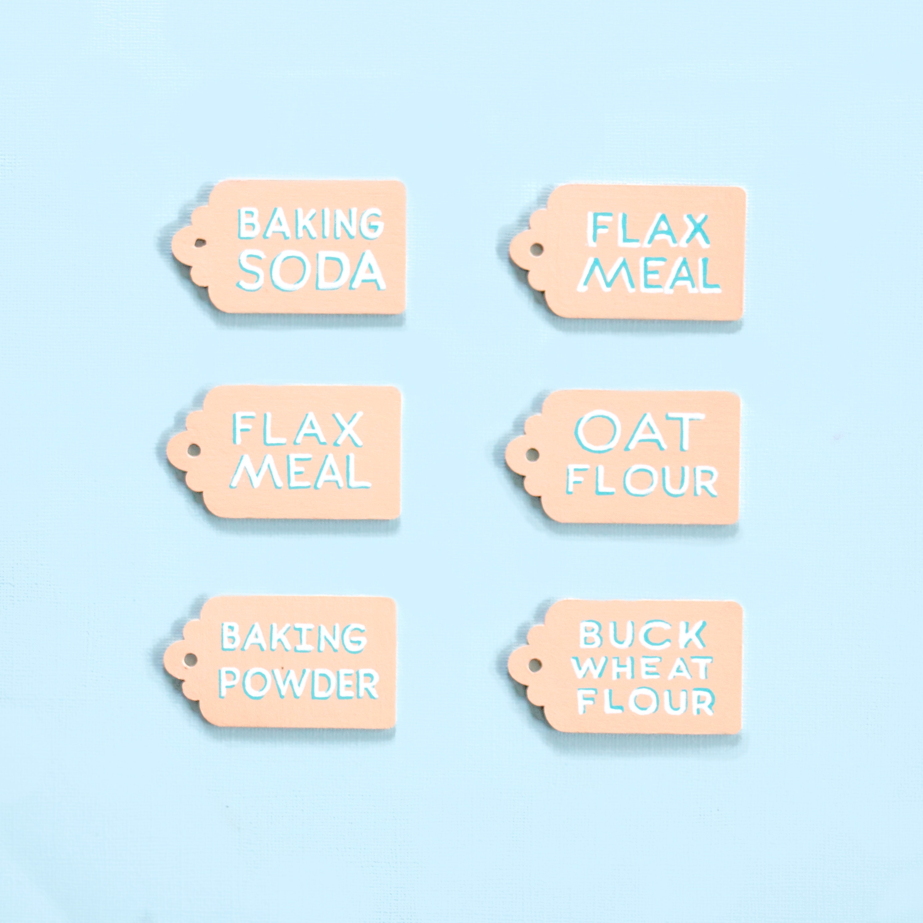 Kitchen Ingredients Wooden Tag Labels - Etsy