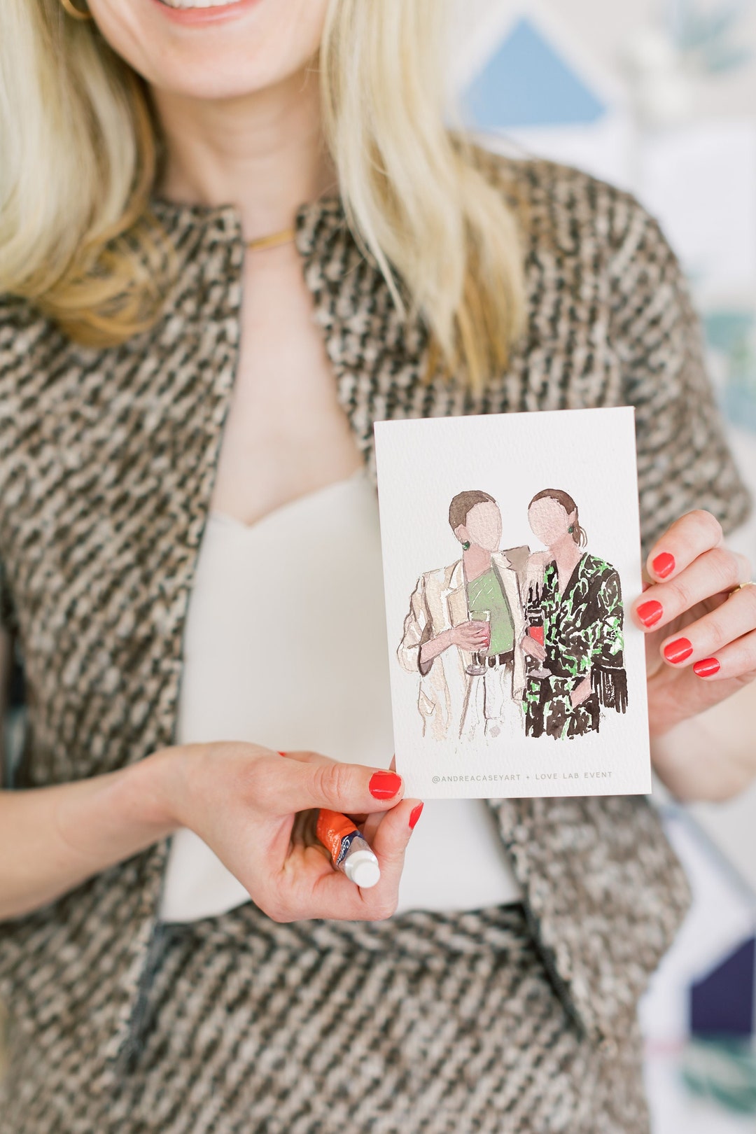 Guest Portraits at Your Event (worldwide Travel) - Etsy