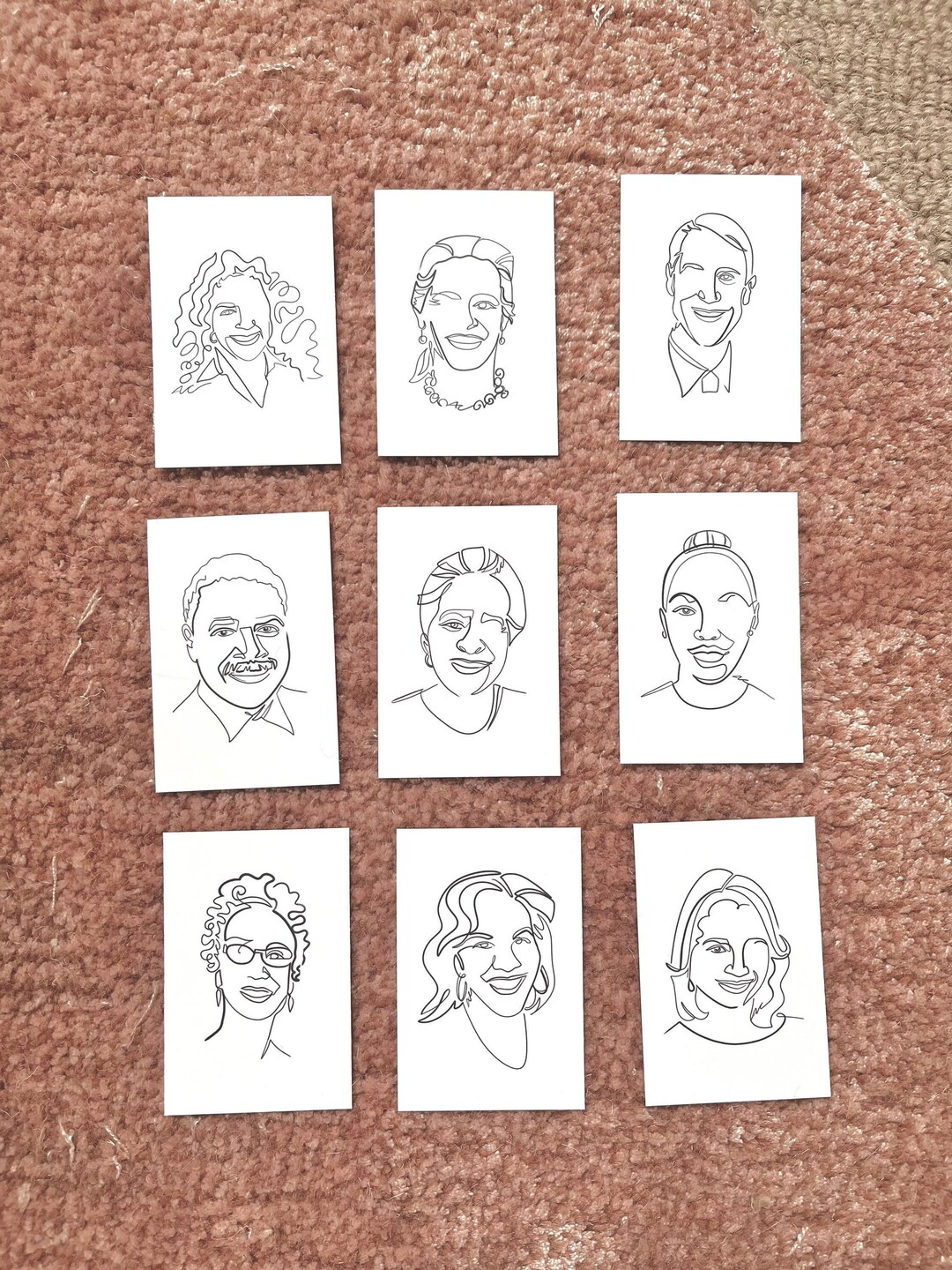 Line Drawing Portraits Live Event Art - Etsy