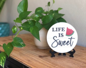 Life is Sweet Sign - Etsy