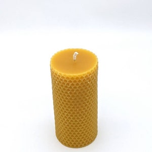 Beeswax Candles , Honeycomb Pattern, Templar Pillar, 100% Pure Beeswax ...
