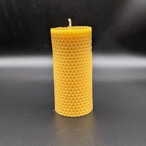 Beeswax Candles , Honeycomb Pattern, Templar Pillar, 100% Pure Beeswax ...