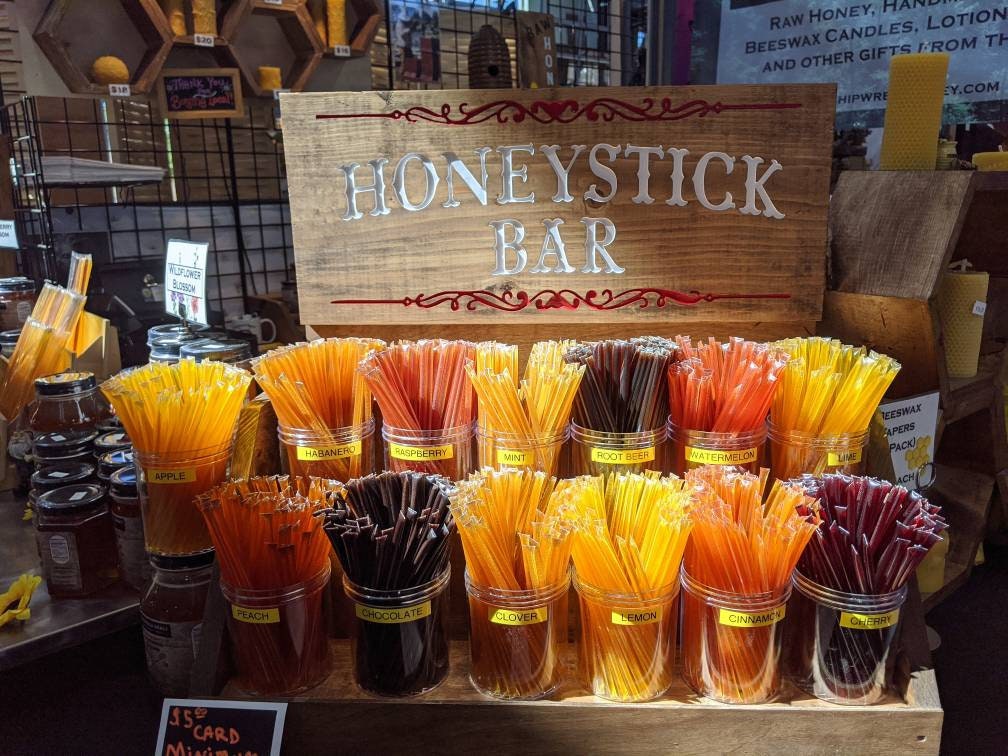 Honey Sticks, 15 Pack, Washington Honey, Sweet Clover Honey, Pure Honey ...