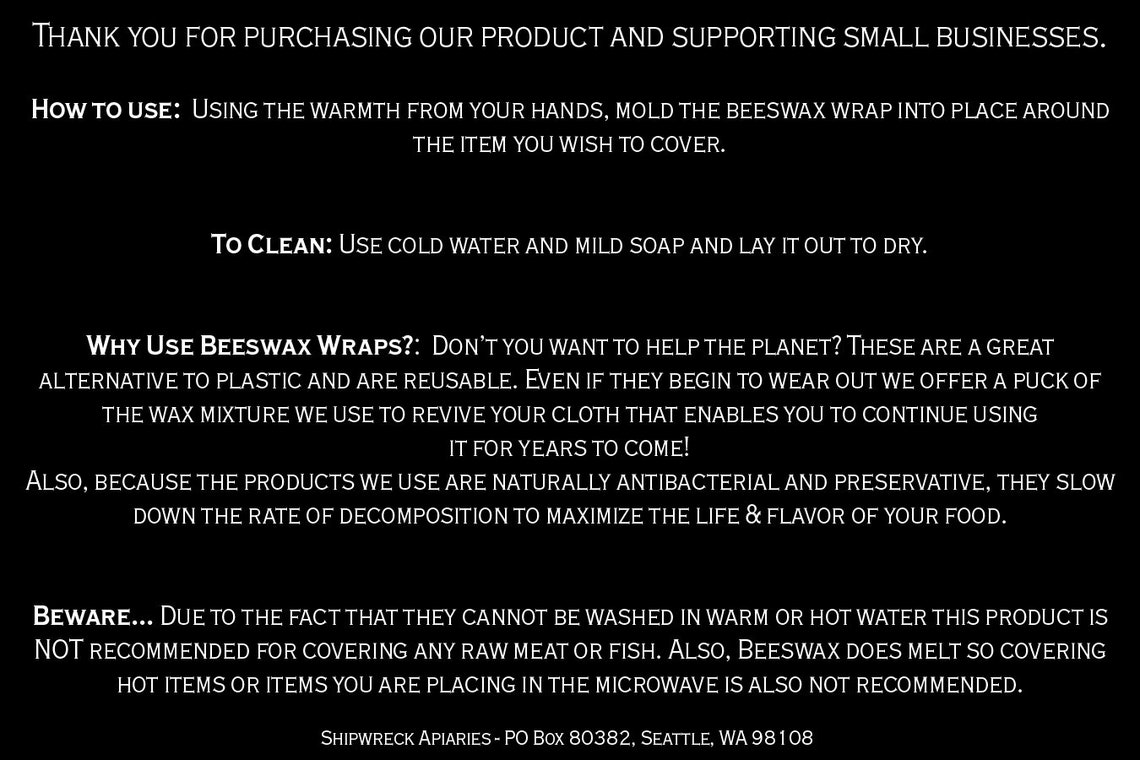 Bee Paper Pucks DIY Reusable Food Wraps All Natural | Etsy