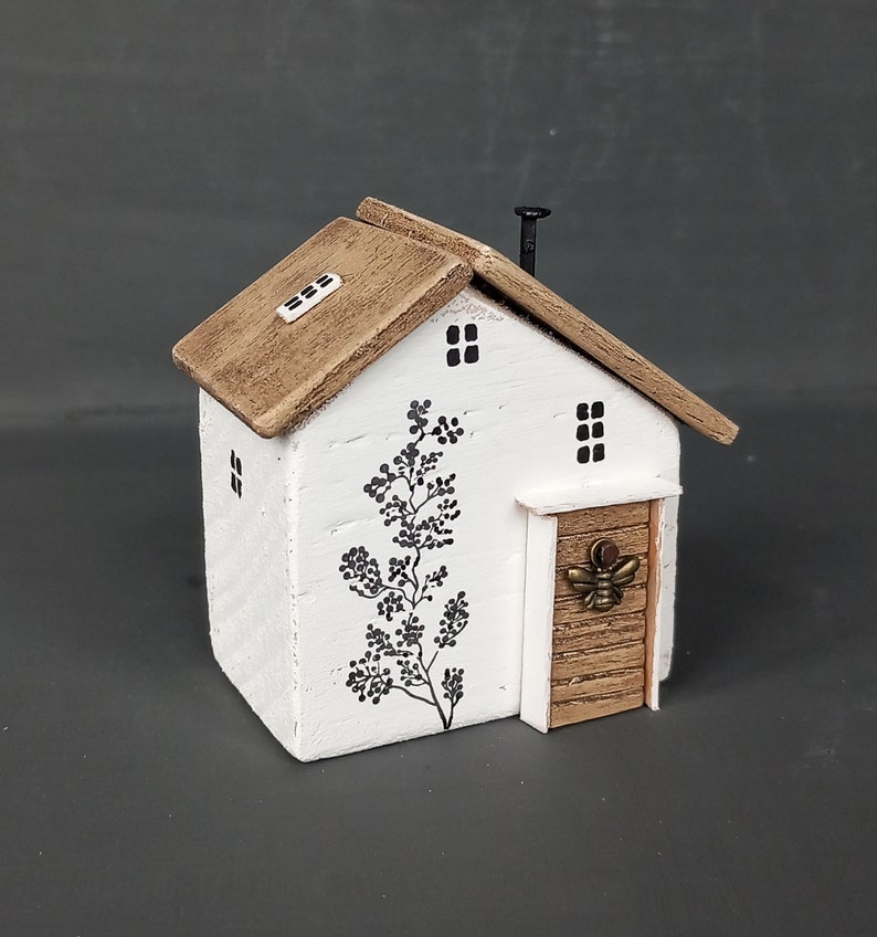 Beehive Cottage, Wooden House Miniature - Etsy