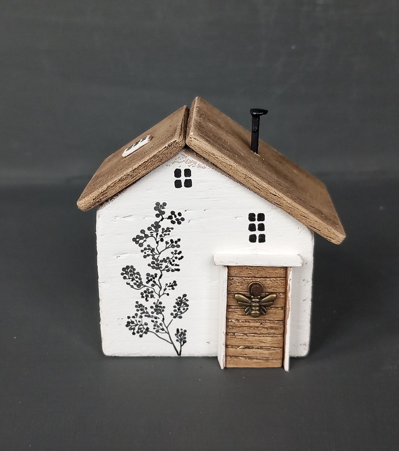 Beehive Cottage, Wooden House Miniature - Etsy