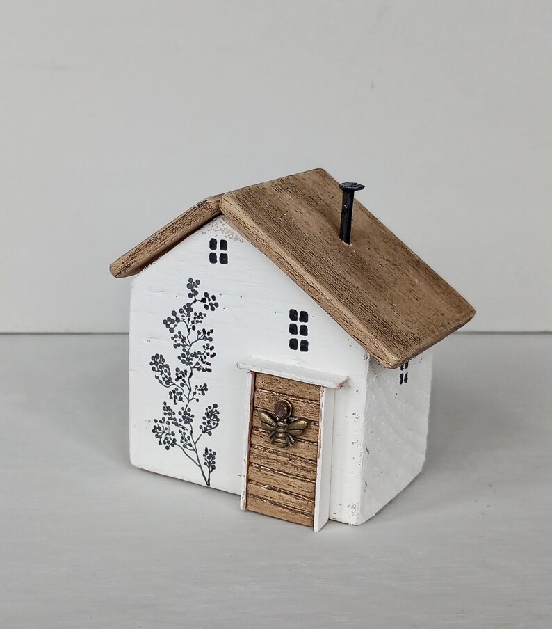 Beehive Cottage, Wooden House Miniature - Etsy