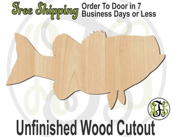 Fish wood cutout | Etsy