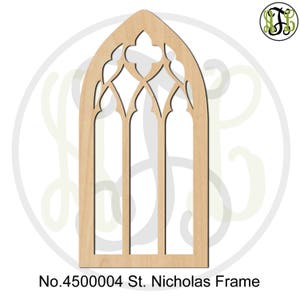 Cathedral Window Designs, Architectural Wood Wall Decor, Window Cutouts ...