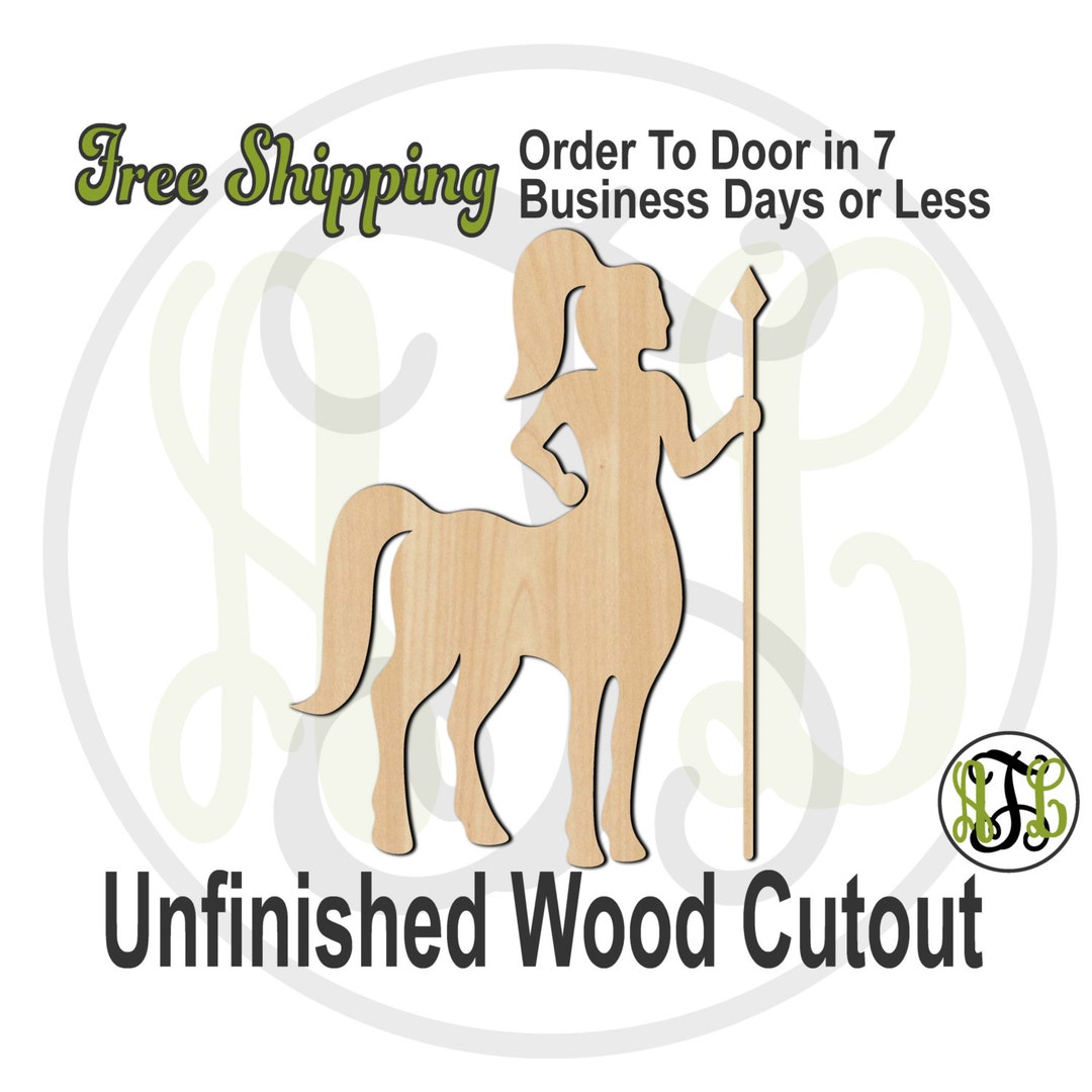Centaur Mascot - 60533- School Spirit Cutout, Unfinished, Wood Cutout ...