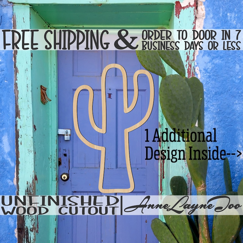 Cactus Door Hanger - Etsy