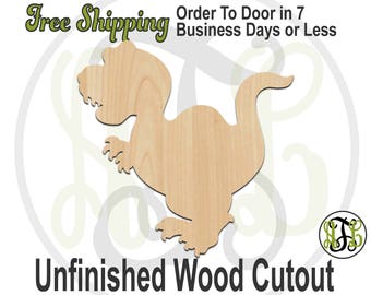 2 34 T-rex Dinosaur Wooden Cutout Shape - Etsy