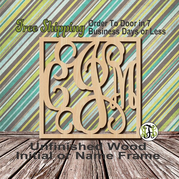 Wood Monogram - Etsy
