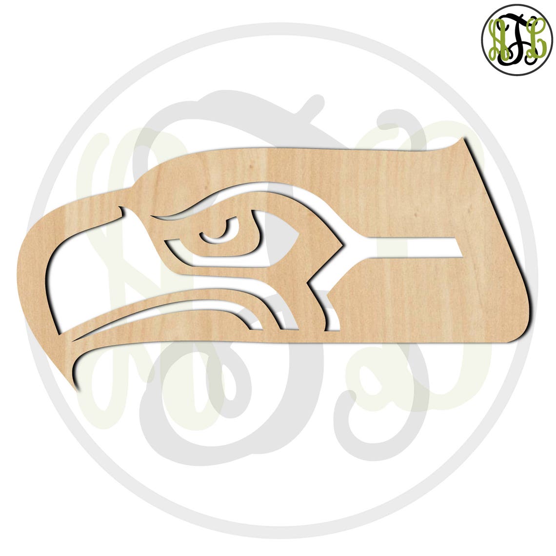 Seahawk Head Outline Mascot 60632 School Spirit Cutout - Etsy
