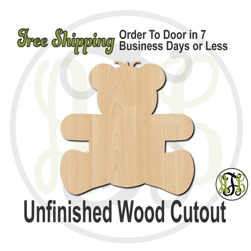 Teddy Bear Cutouts - Etsy