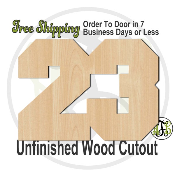 Large Wood Numbers - Etsy