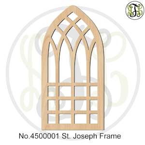 Cathedral Window Designs, Architectural Wood Wall Decor, Window Cutouts ...