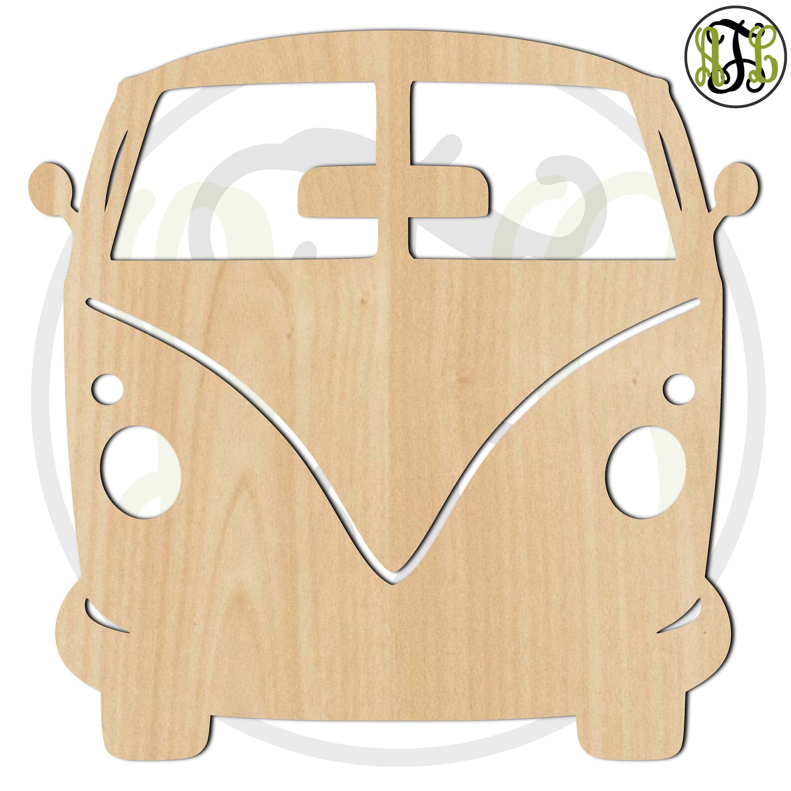 Van Front 300191 Vehicle Cutout unfinished wood cutout | Etsy