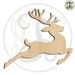 Flying Reindeer 180043 Christmas Cutout, unfinished, wood cutout, wood ...