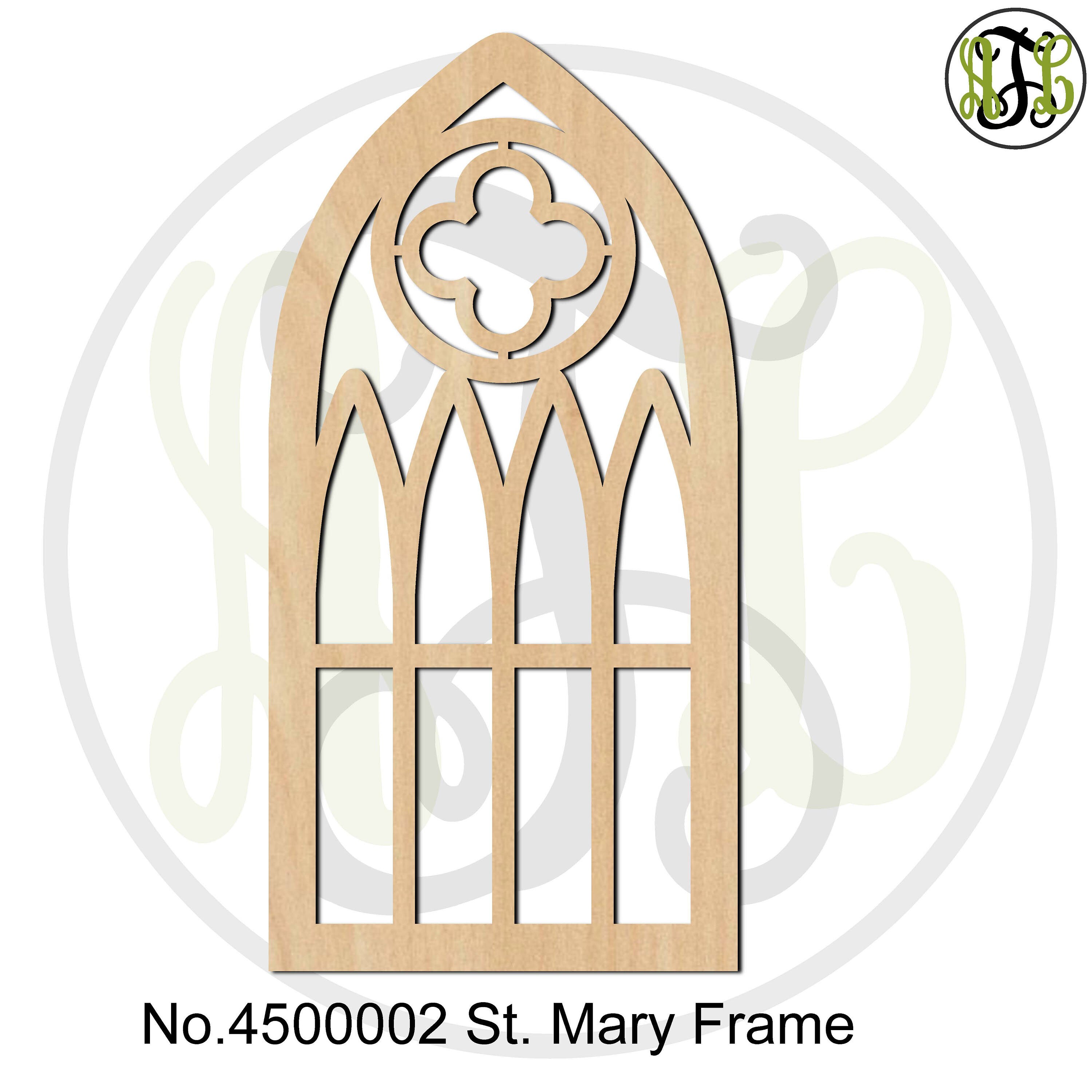 Cathedral Window Designs, Architectural Wood Wall Decor, Window Cutouts ...