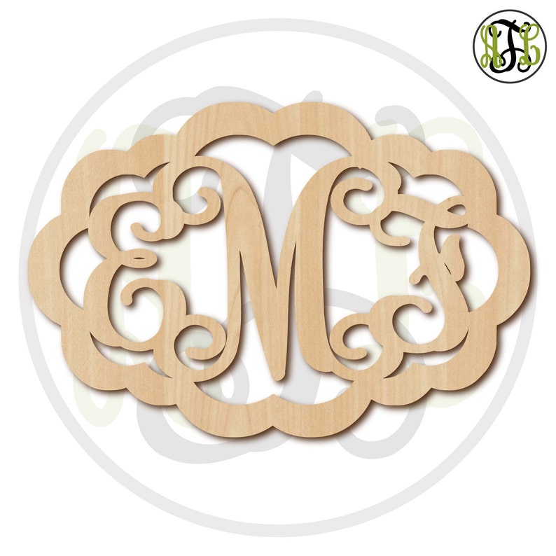 Unfinished Wood Madison Frame Monogram Name Word Custom - Etsy