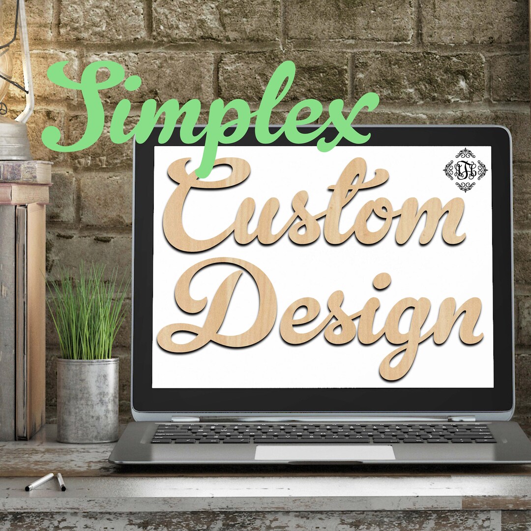 Custom Design Wood Art Simplex, 2 Features, Wedding, Nursery, College ...