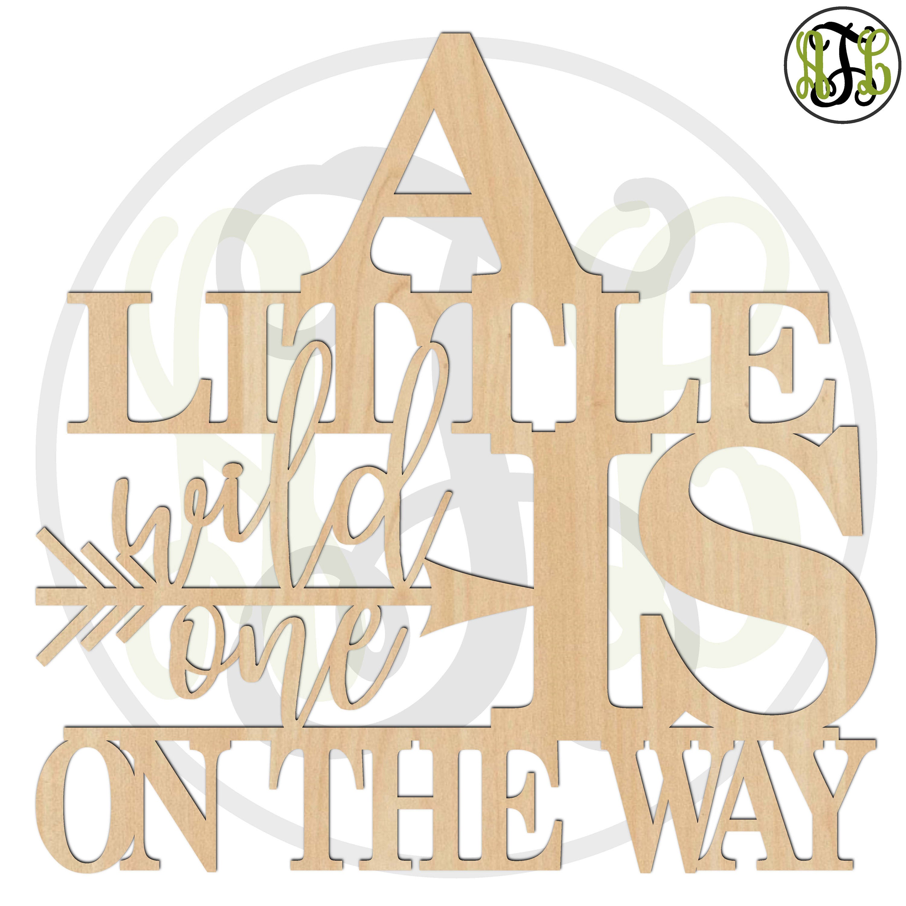 A Little wild one is on the way Wood Sign Baby Shower Gender | Etsy