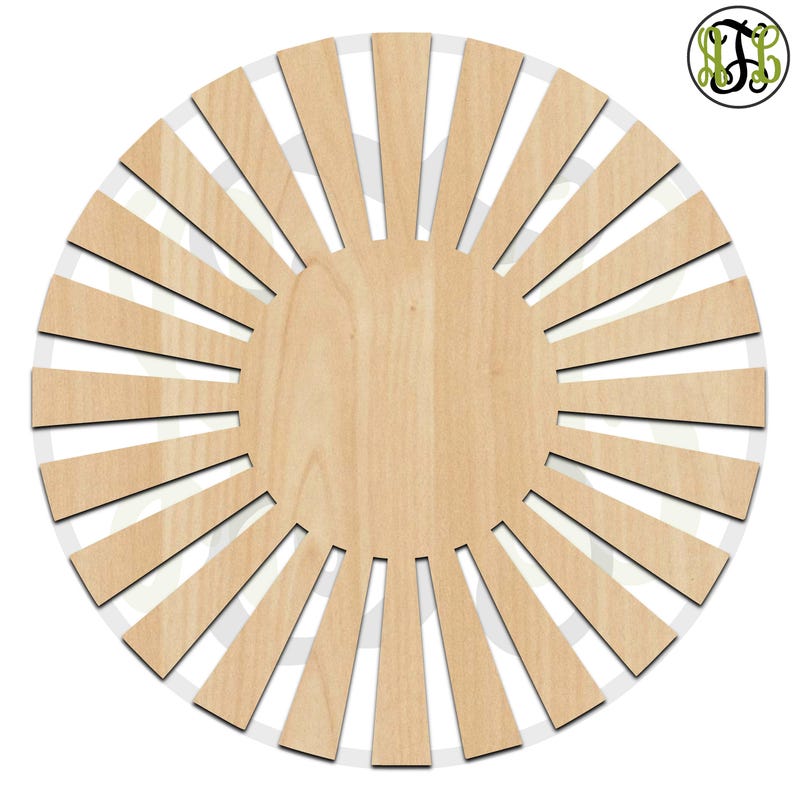 Setting Sun No. 210021 Cutout Unfinished Wood Cutout - Etsy