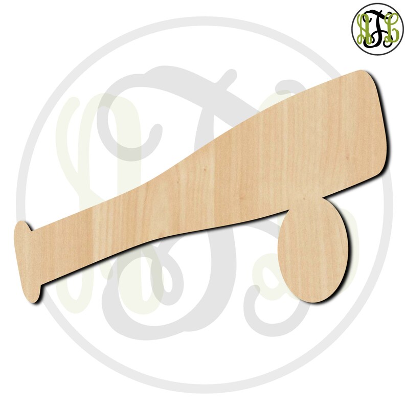 Baseball and Bat - 60006- School Spirit Cutout, Unfinished, Wood Cutout ...