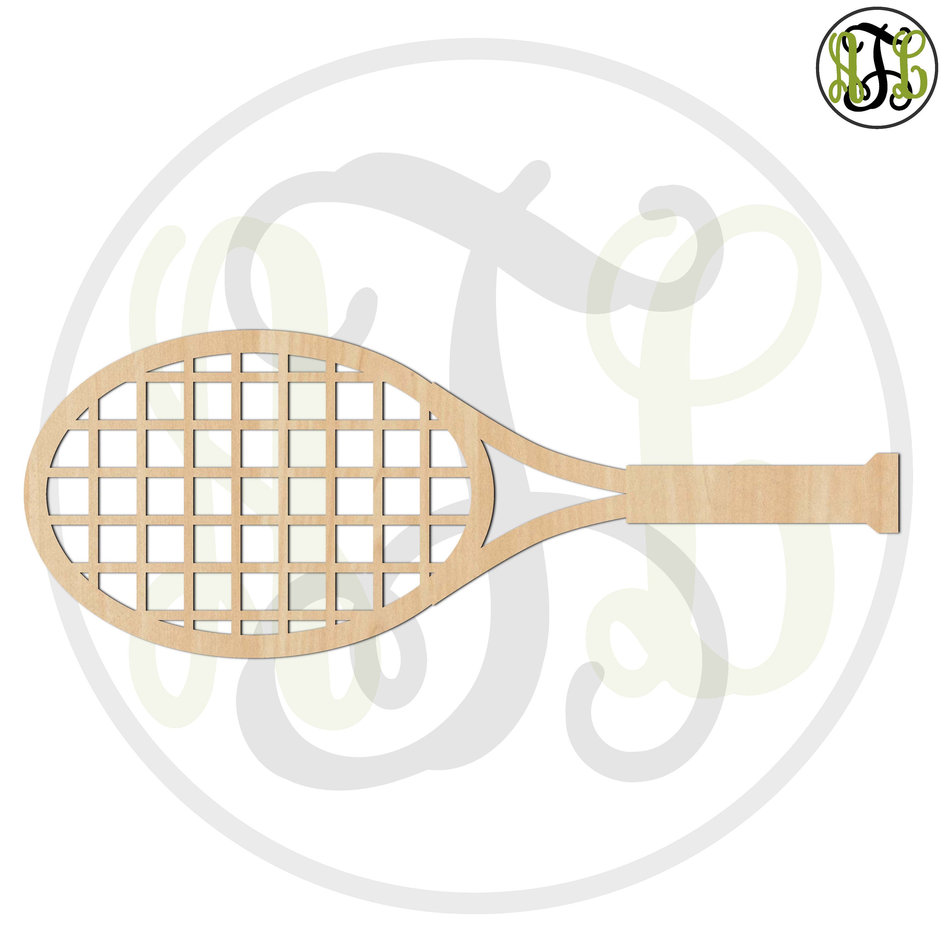 Tennis Racket 60050 Sports Cutout unfinished unpainted | Etsy