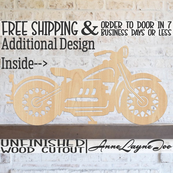 Motorcycle Cut Out - Etsy