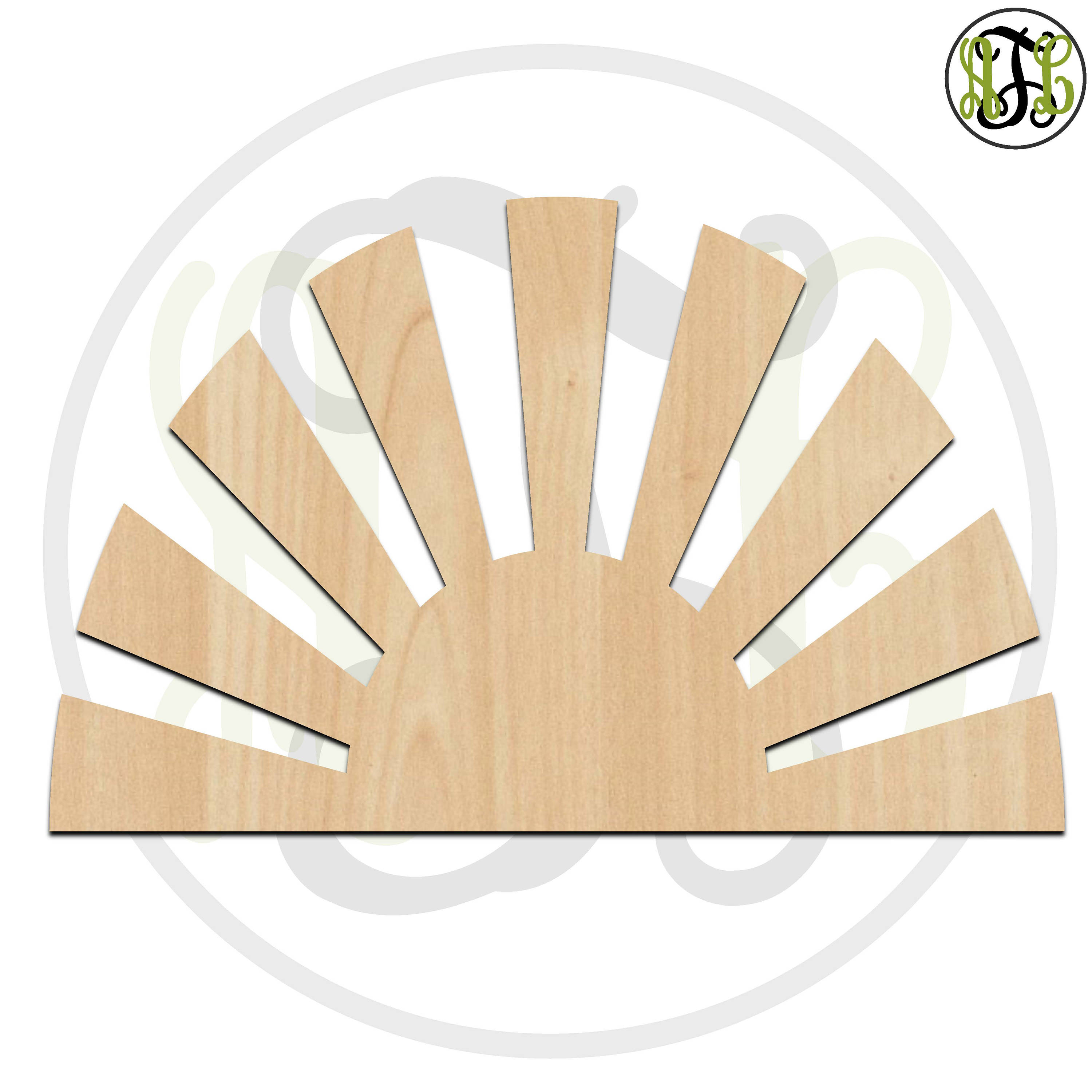 Rising Sun 210020 Summer Cutout Unfinished Wood Cutout - Etsy Sweden