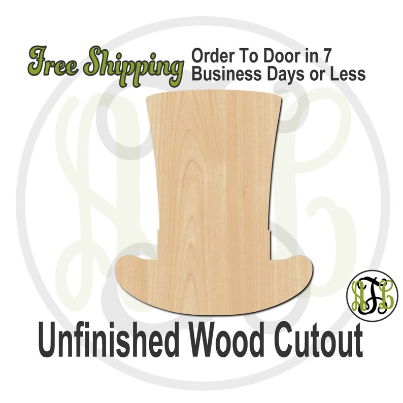Uncle Sam Hat- 24201- Holiday Cutout, Unfinished, Wood Cutout, Wood ...