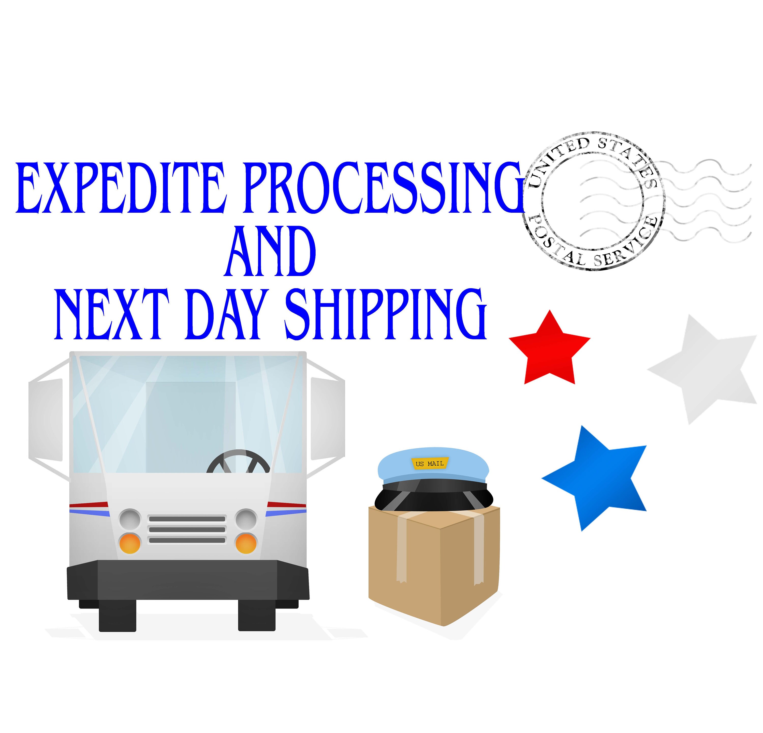 Expedite Processing and Next Day Shipping