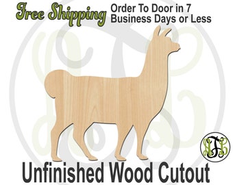 Lama Alpaca Wood Cutout Laser Cut Wood A086 - Etsy