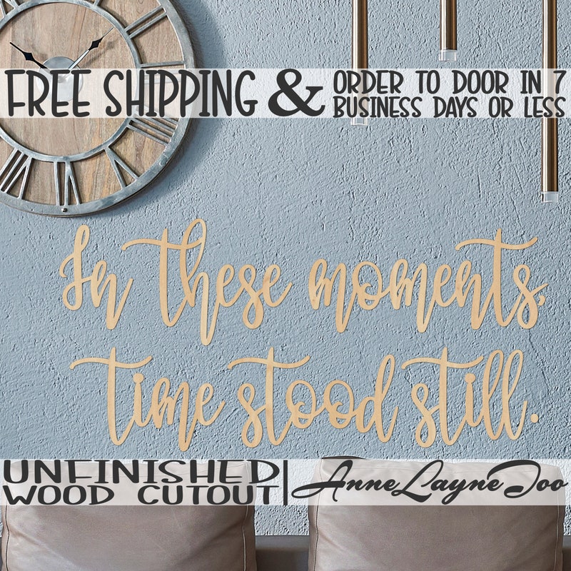 Time Stood Still - Etsy