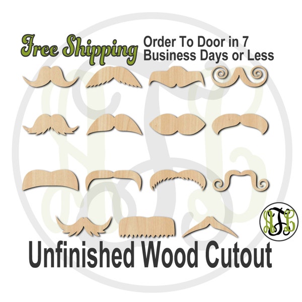 Mustache Cut Out - Etsy