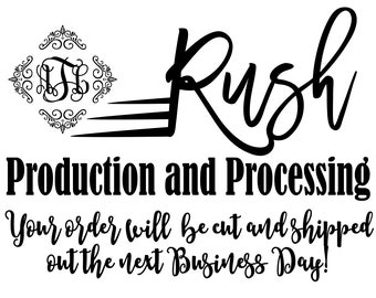 PRODUCTION RUSH Fee 2-4 Days MA - Etsy