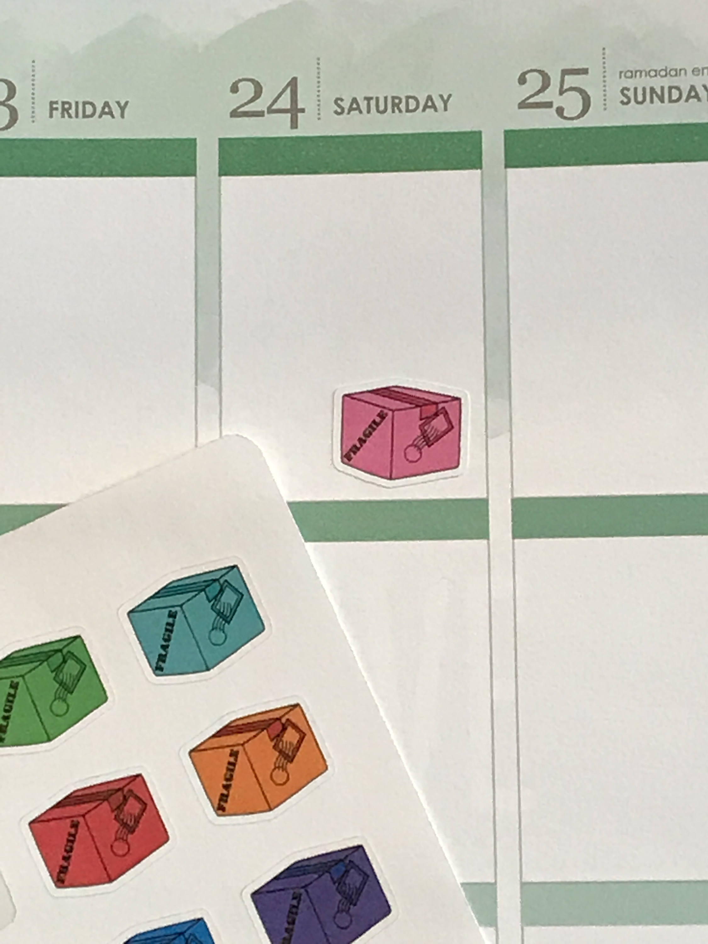 Set of 35 Package Delivery Planner Stickers Perfect for | Etsy