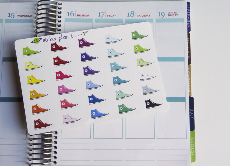 Sneakers Planner Stickers Set of 30 Perfect for the Erin - Etsy
