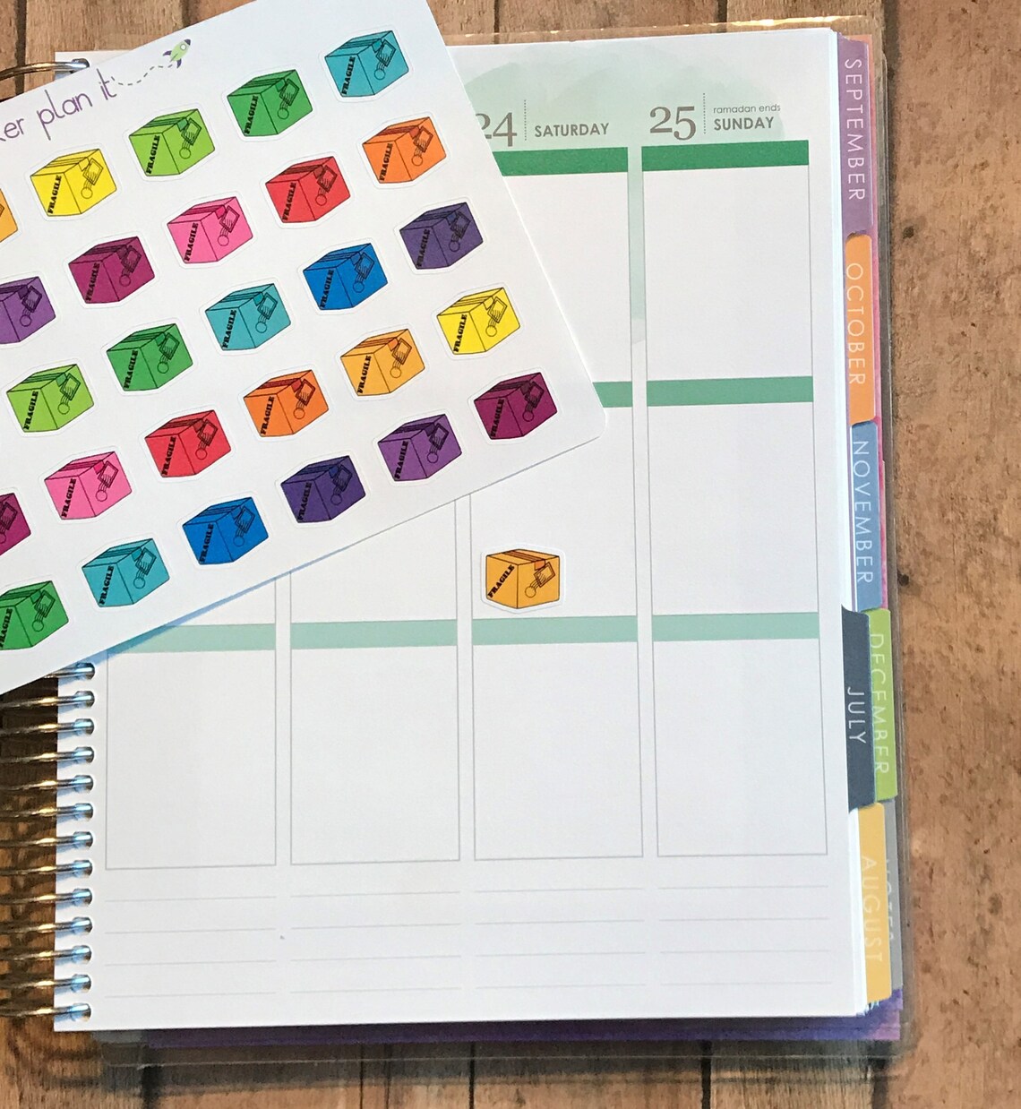 Set of 35 Package Delivery Planner Stickers Perfect for | Etsy