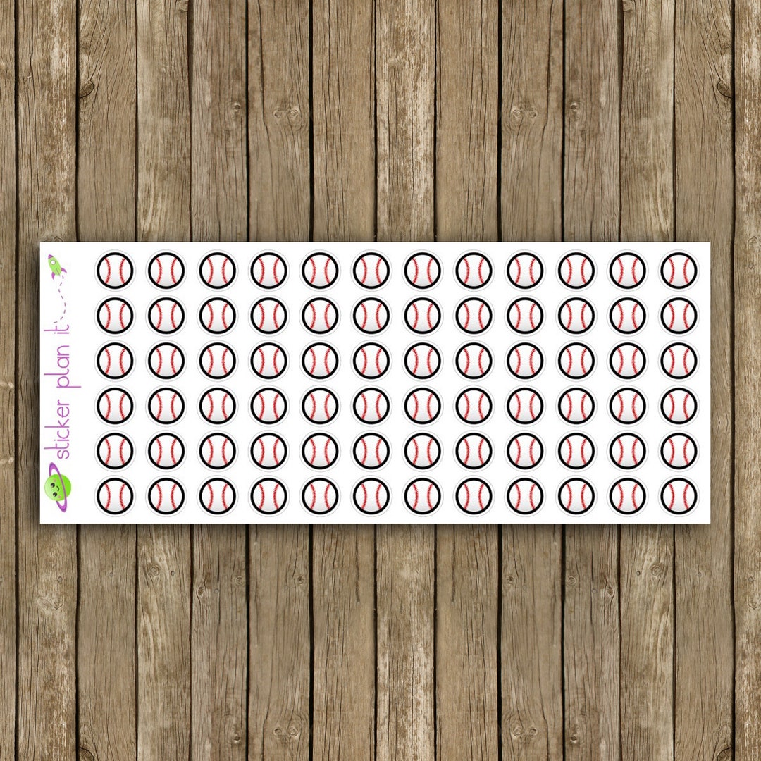 BASEBALL Planner Stickers - Etsy UK