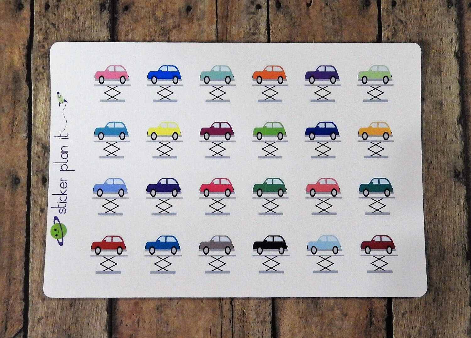 Car Repair Maintenance Planner Stickers Set of 24 Perfect for - Etsy