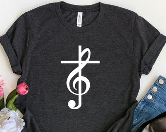 Treble Clef Cross - Etsy